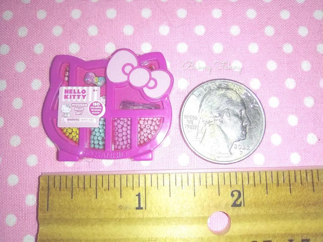 Mini Kitty Car Toy, Miniature Remote Control Pink Kitty Car, Dollhouse ...