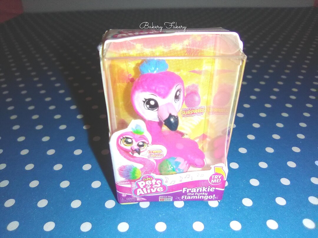 Mini Pink Flamingo Toy, Miniature Toy Flamingo, Dollhouse Miniature ...