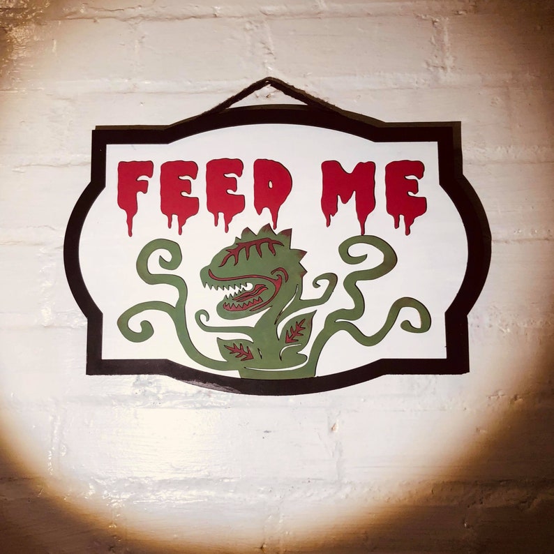 Feed Me Little Shop of Horrors Feed Me Seymour Audrey II | Etsy