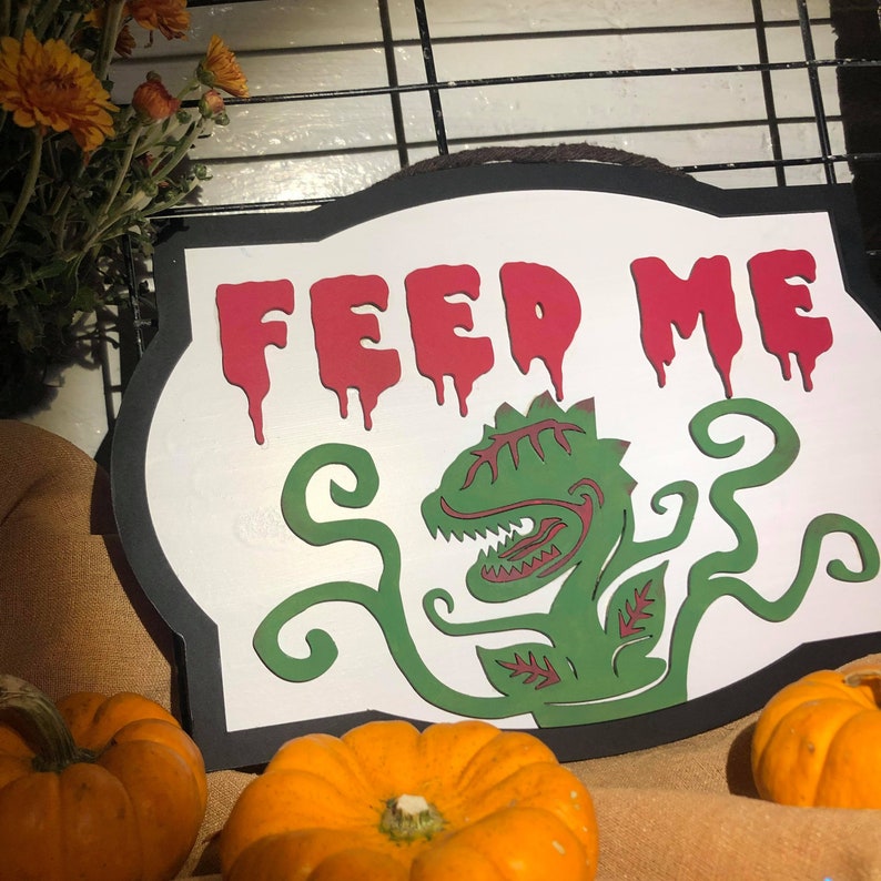 Feed Me Little Shop of Horrors Feed Me Seymour Audrey II | Etsy