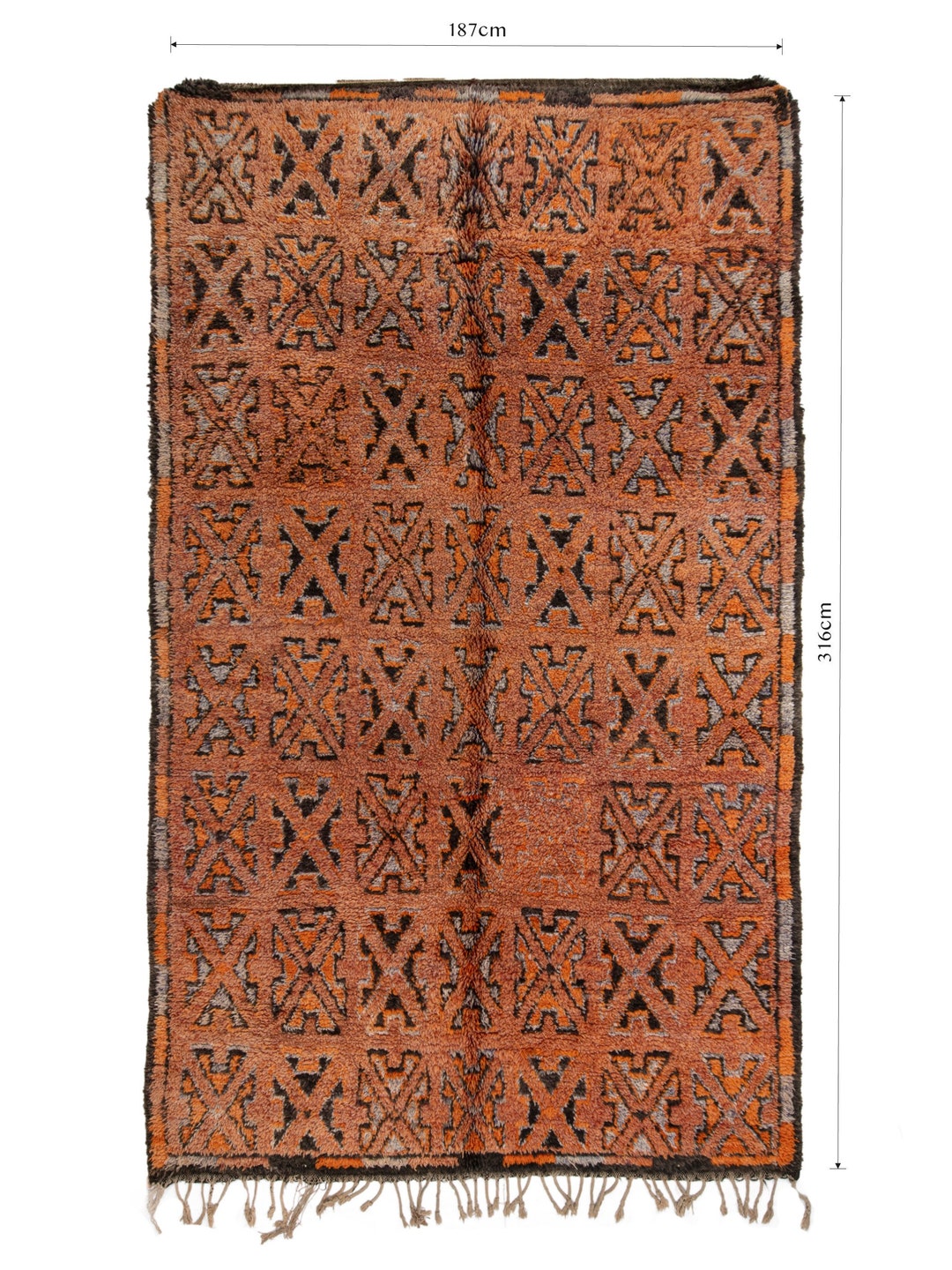 Beni Mguild Rug 316 X 187 | Berber Rug From the Moroccan Atlas - Etsy