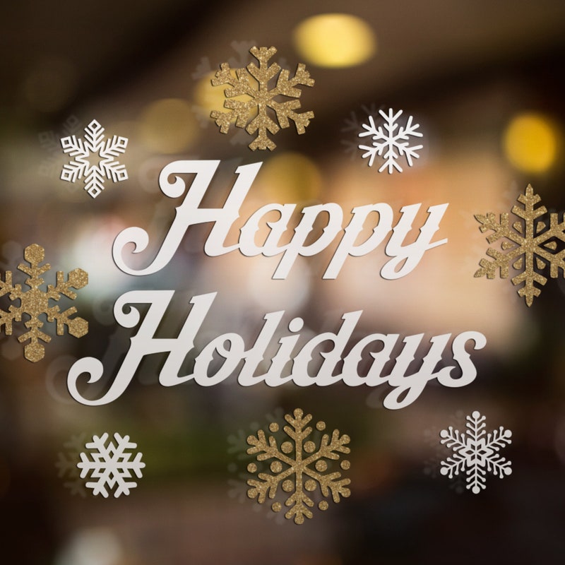 Holiday Decals - Etsy