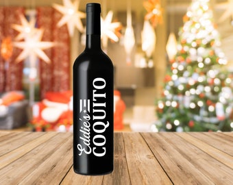 Puerto Rico Coquito Label Puerto Rican Drink Labels Eggnogg Labels ...