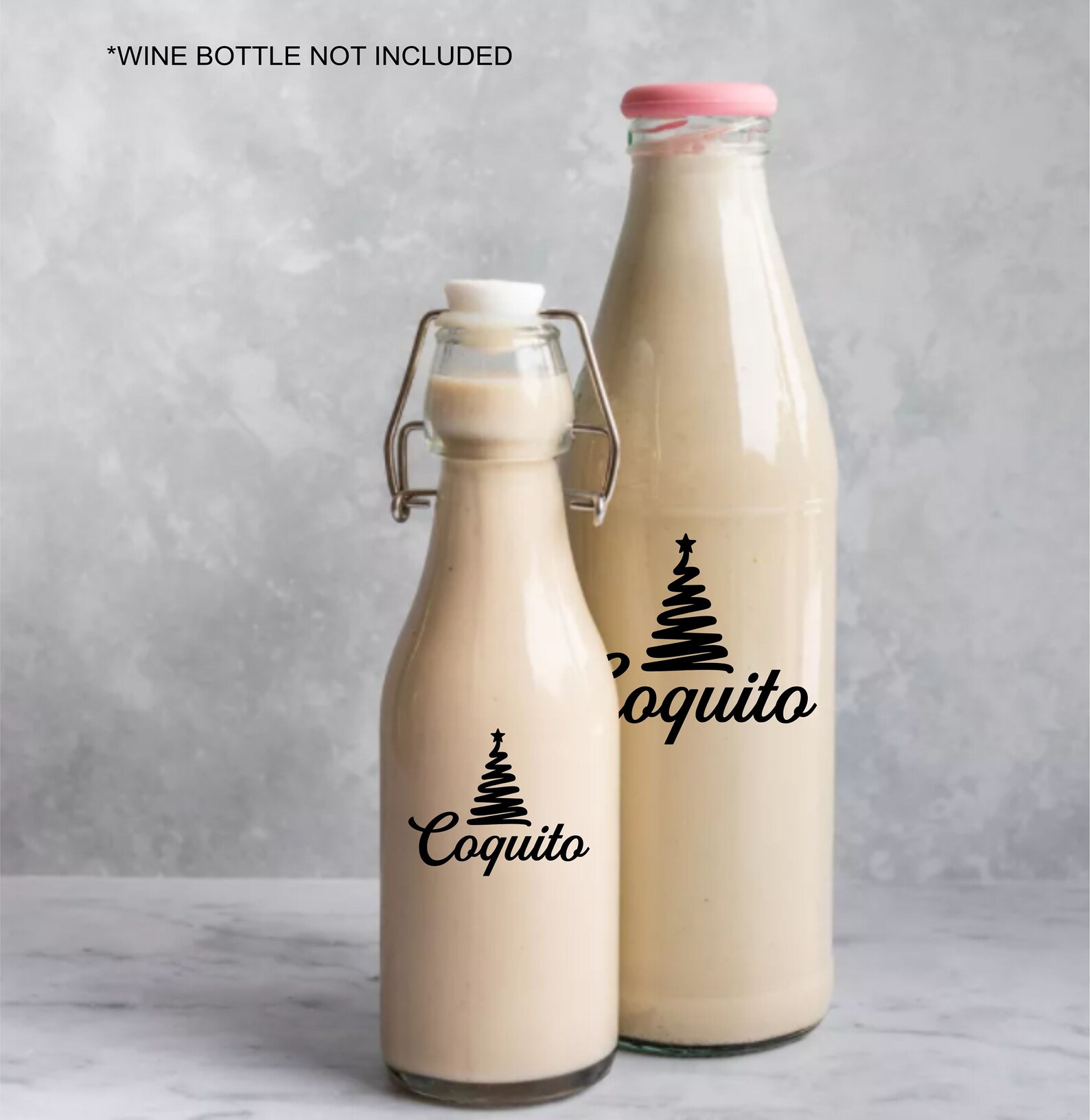 Coquito Decal, Coquito Label, Sticker Para Botella De Coquito ...