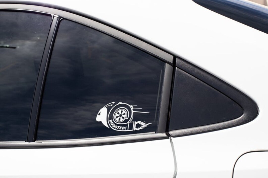 Turbo Snail Decal, Turbocharged Car Decal, Snail Boost Decal Vinyl ...
