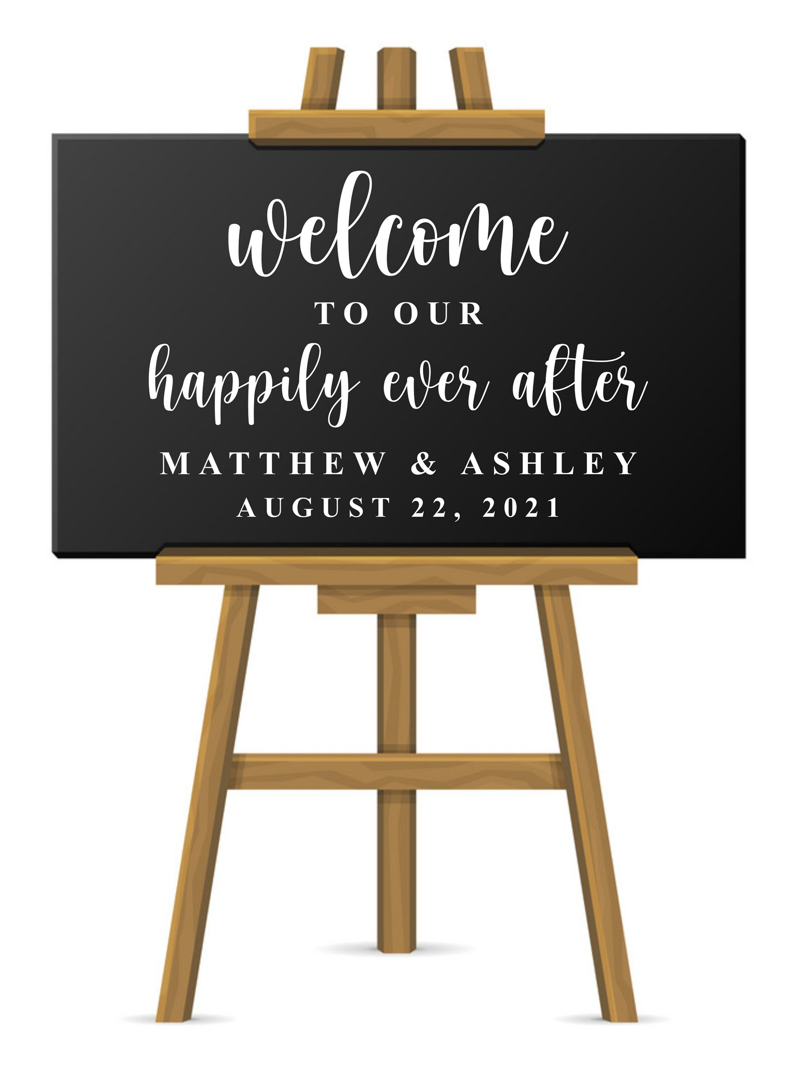 Wedding Welcome Sign /personalized Couples Names and - Etsy