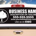 Custom Business Name Decal, Car Door Decal, Custom Decal With Business ...