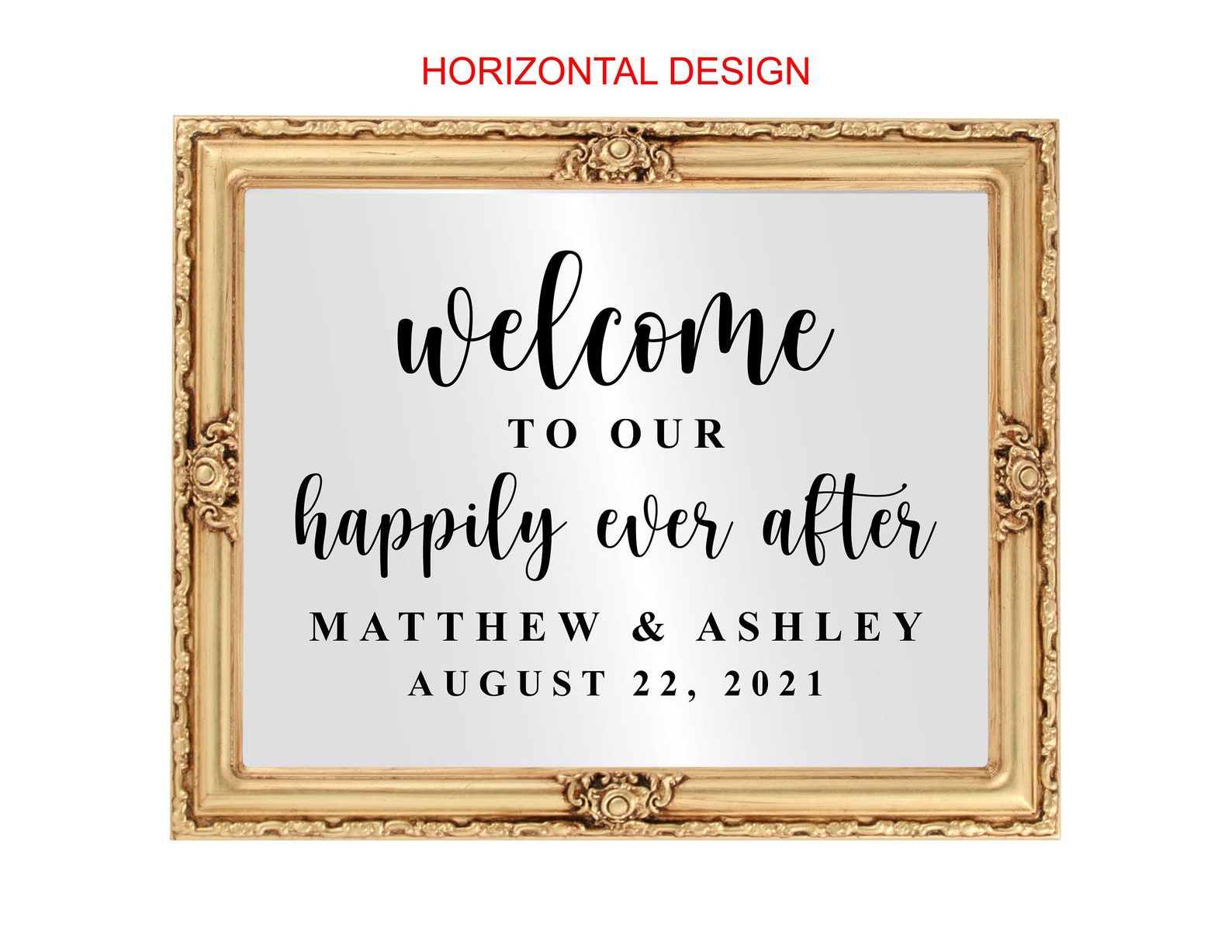 Wedding Welcome Sign /personalized Couples Names and - Etsy