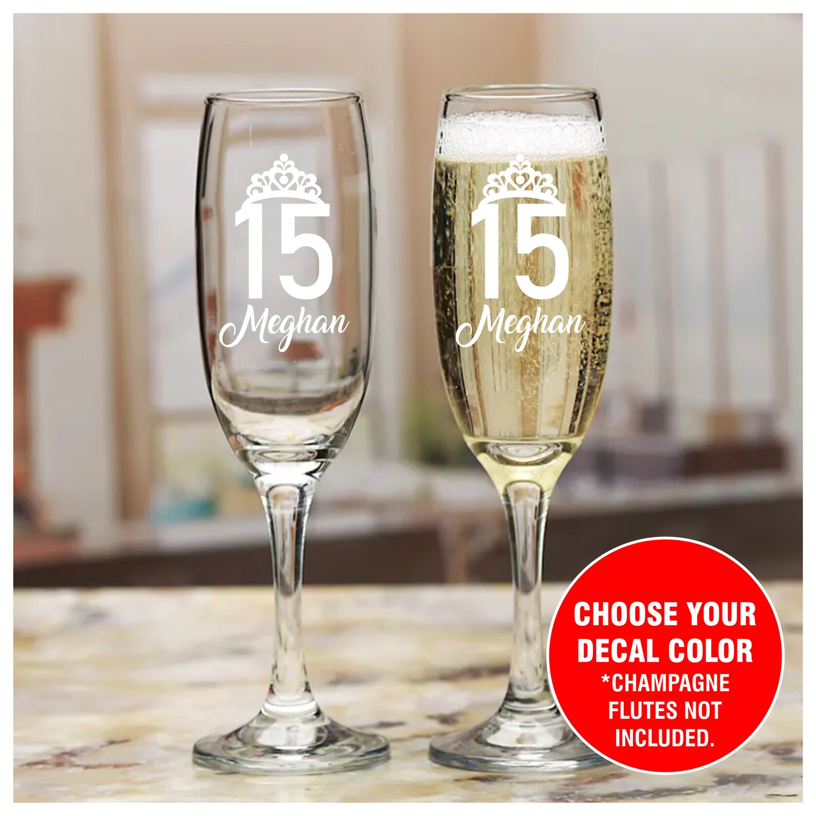 Mis Quince Anos Decal, Quinceanera Decals for Glass, 15 Anos Decals ...