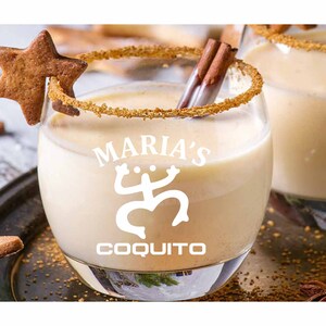 Coqui Coquito Decal, Custom Coquito Decal, Coquito Label, Sticker Para ...
