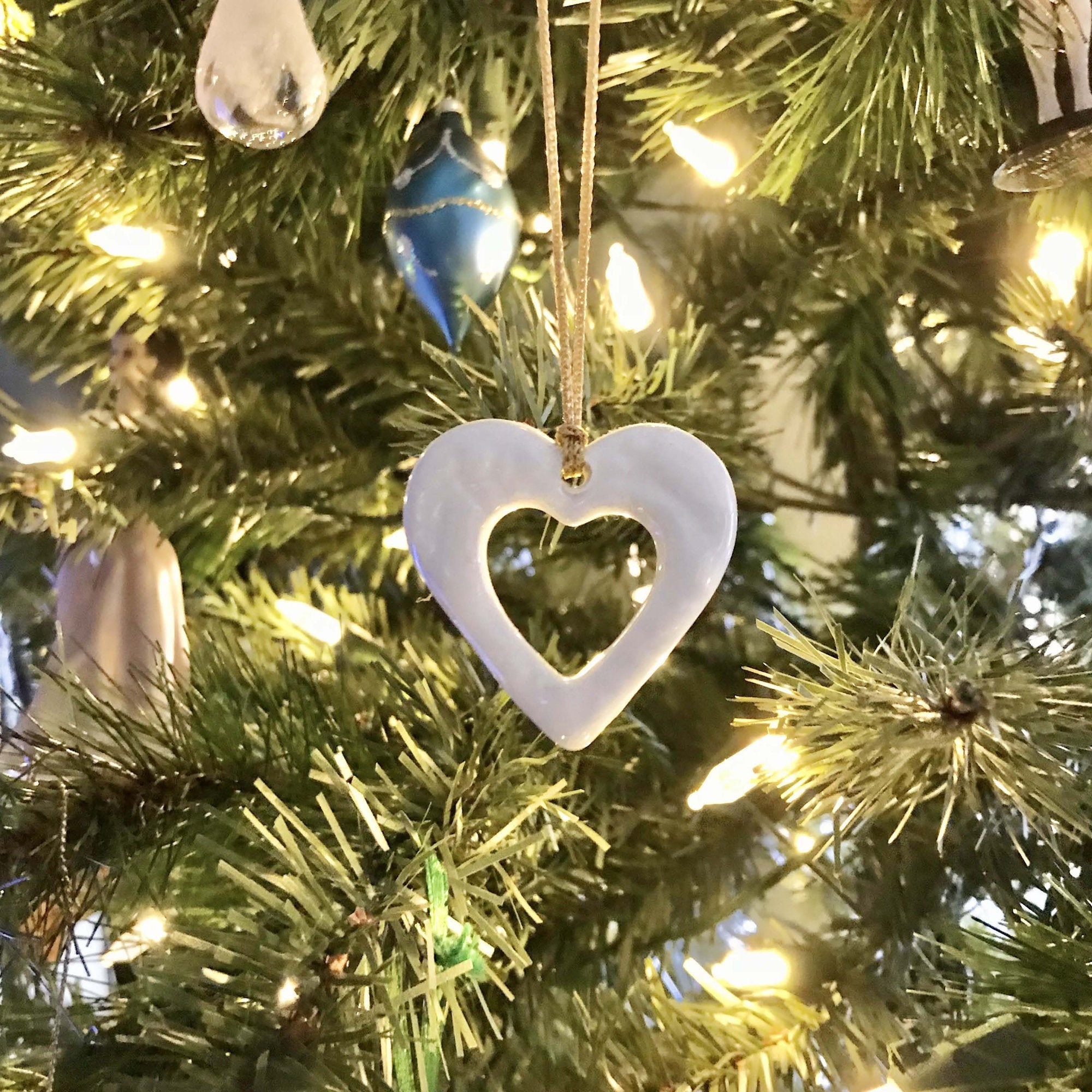 Remembering Heart Memorial Ornament Grief Gift Remembrance | Etsy