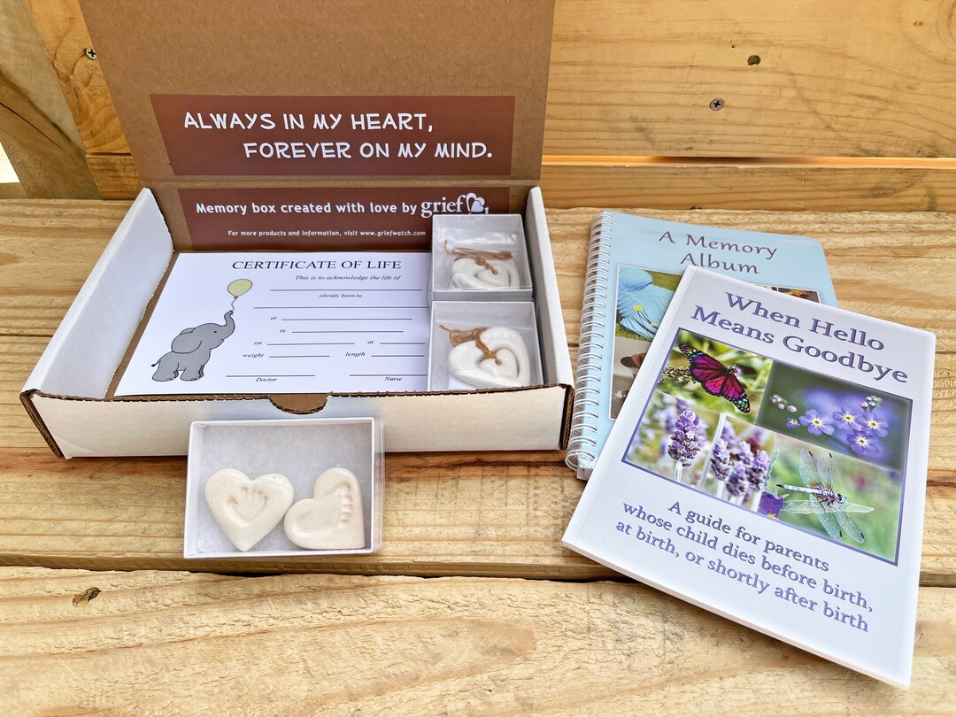 Infant Loss Gift Box, Memory Box, Stillborn, Grief Book, Memory Album ...