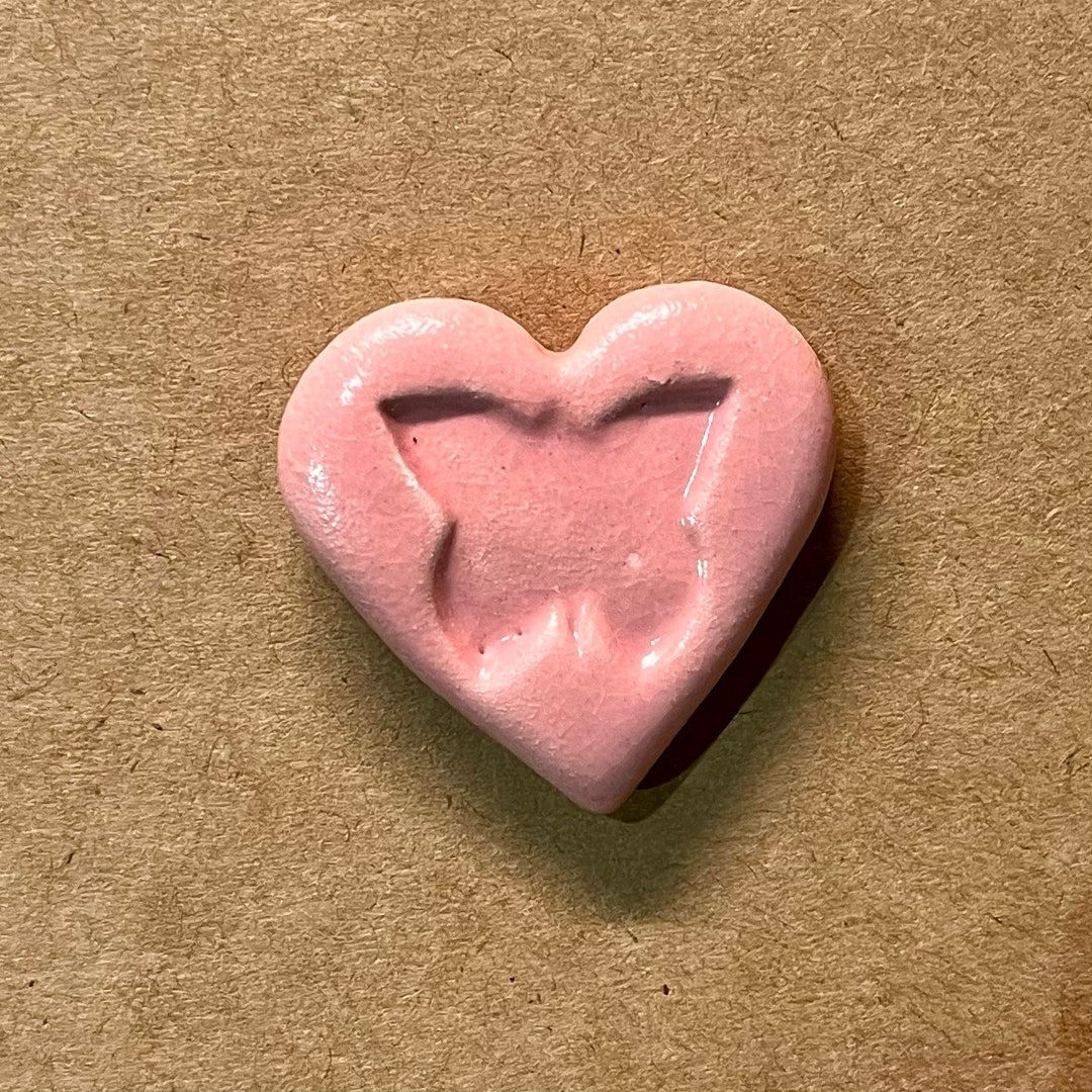 Heart Prints, Pink Butterfly, Memorial, Pocket Heart, Sympathy, Infant ...