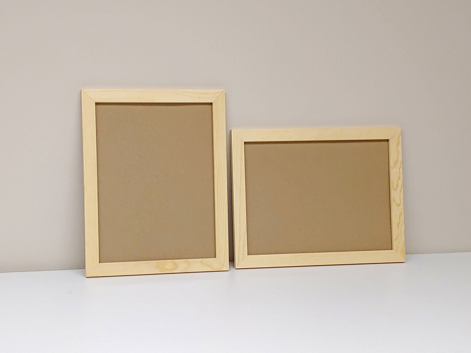 Flat Picture Frame 1 1/4 Wide Frame Unfinished | Etsy