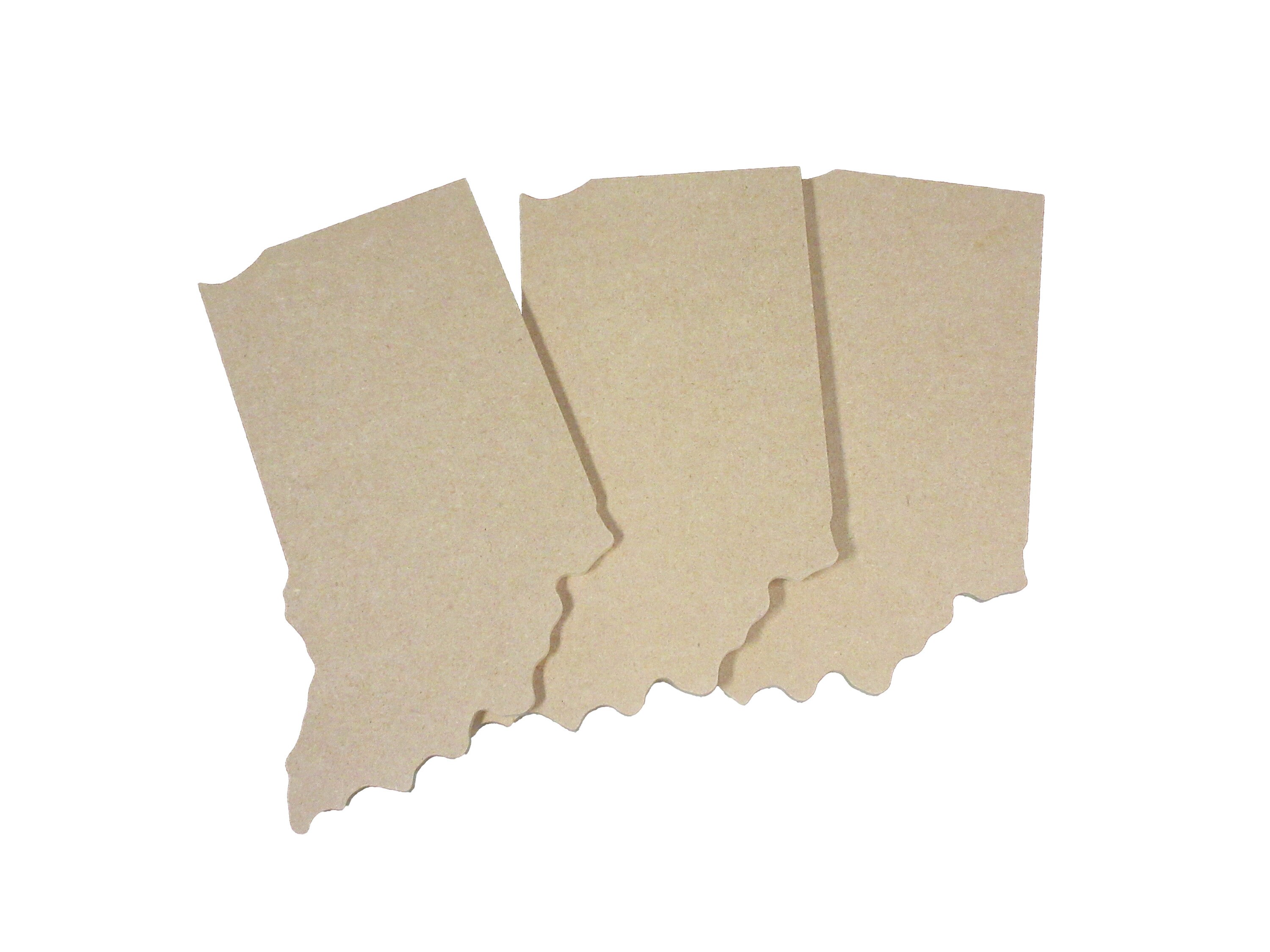Indiana State Cutouts 3 Pack 1/4'' MDF | Etsy