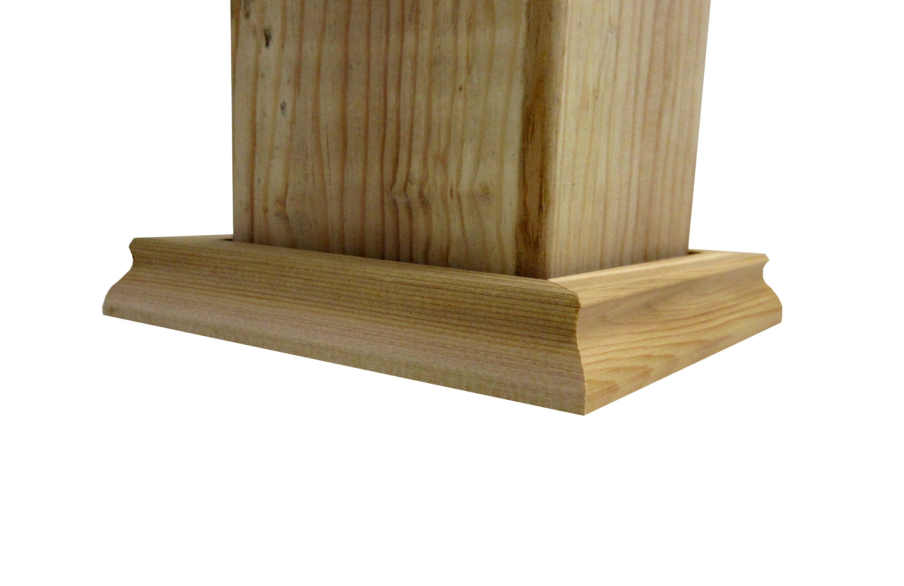 4in X 4in Cedar Post Base Trim - 3/4'' Tall - Etsy