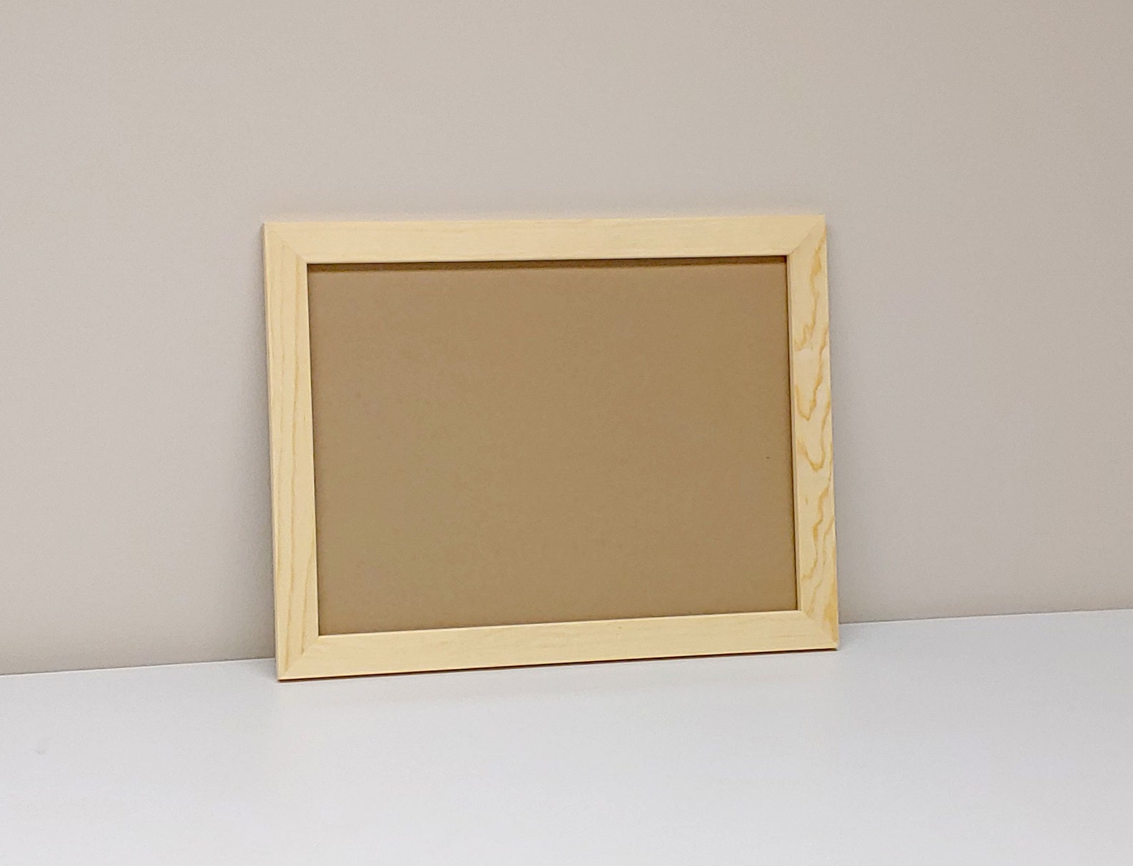 Flat Picture Frame 1 1/4 Wide Frame Unfinished | Etsy