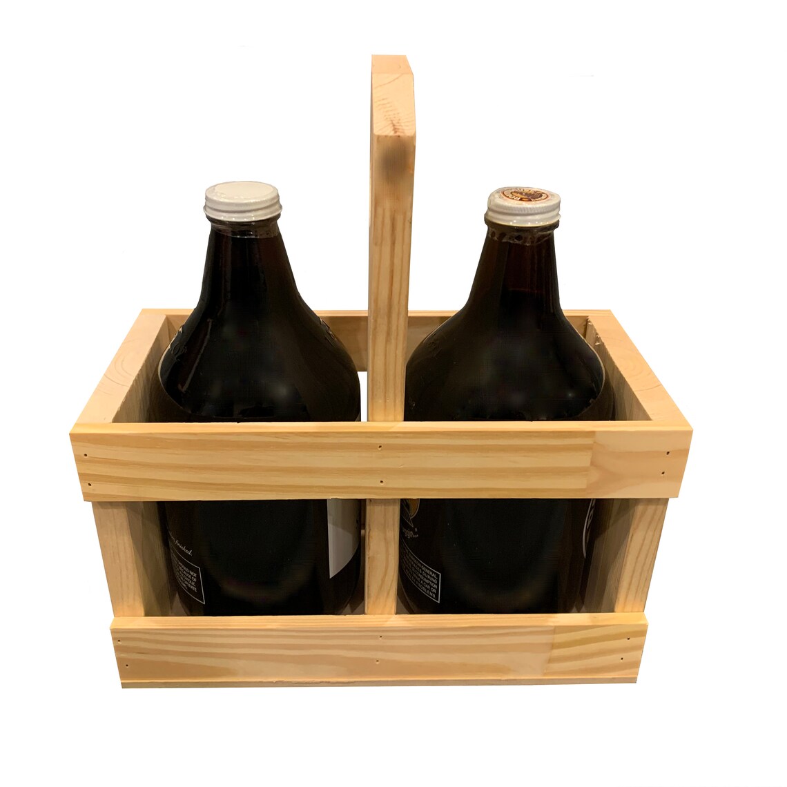 Growler Carrier Unfinished Pine | Etsy