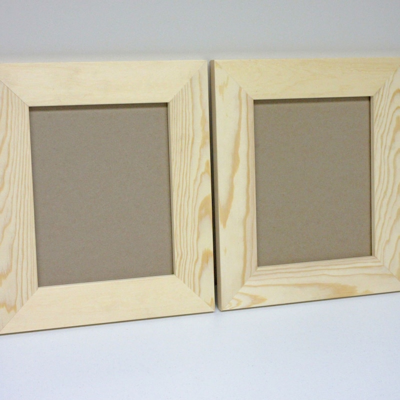 Unfinished Solid Wood Picture Frames - Etsy