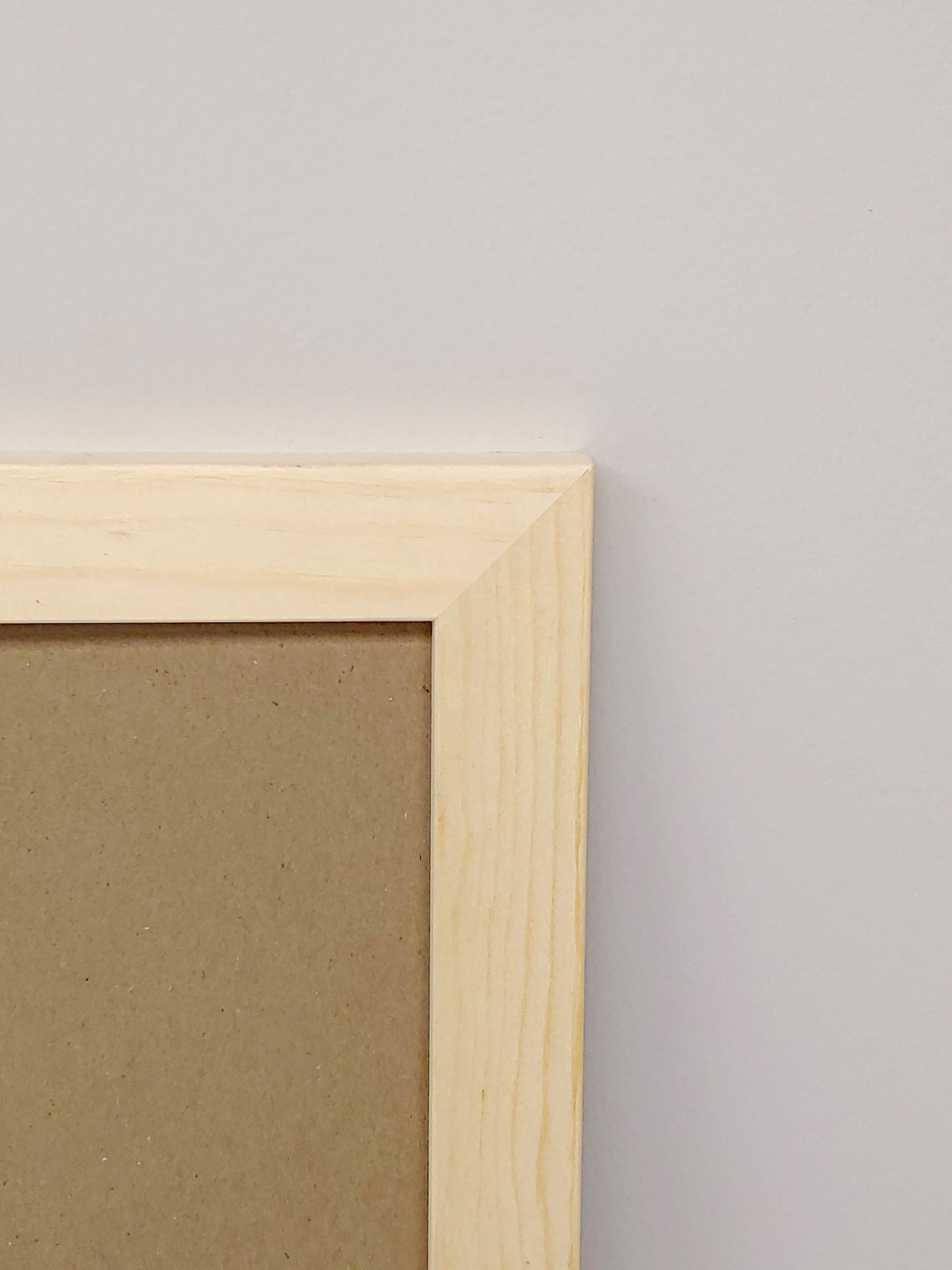 Flat Picture Frame 1 1/4 Wide Frame Unfinished | Etsy