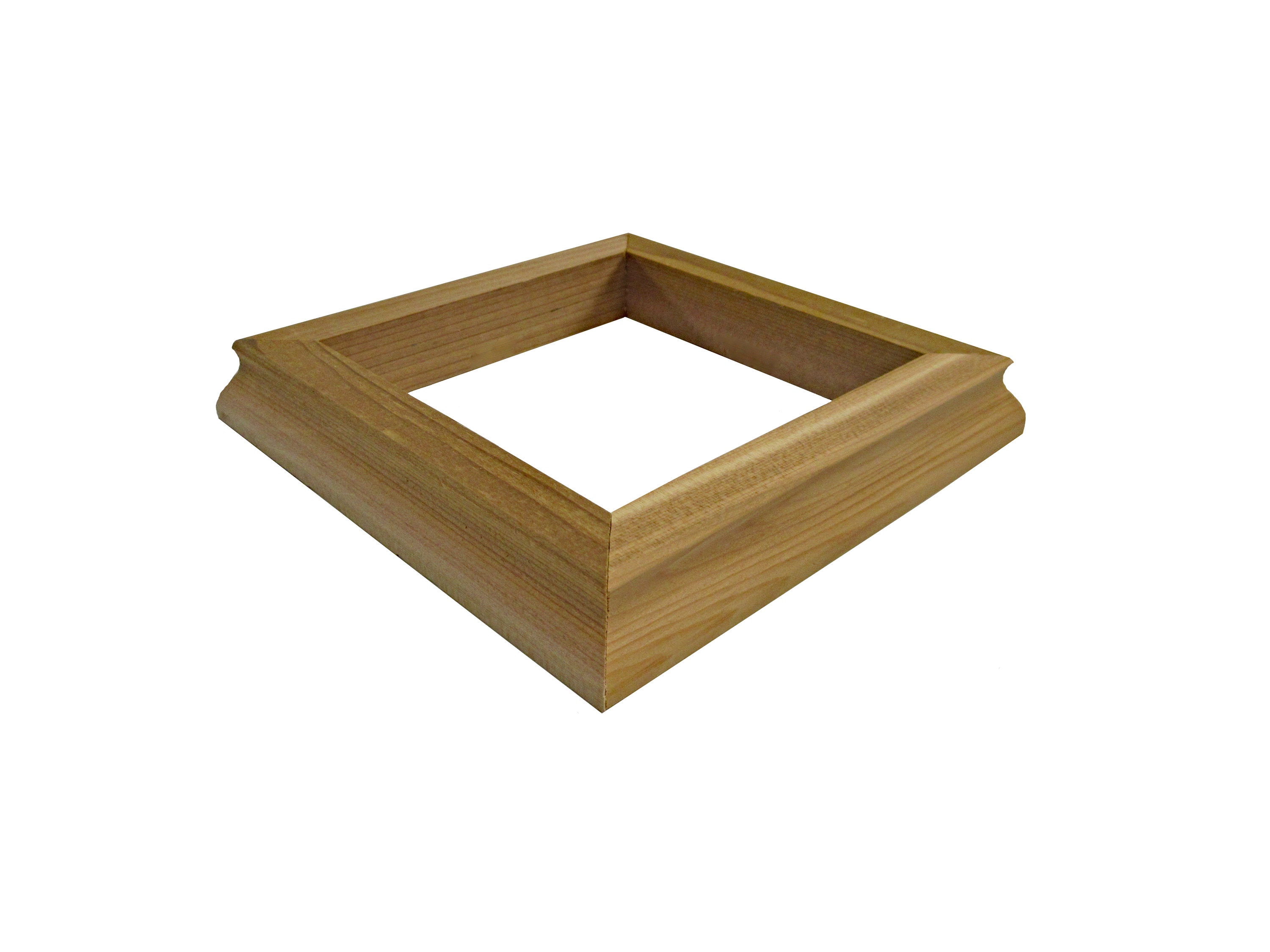 4in X 4in Cedar Post Base Trim - 3/4'' Tall - Etsy