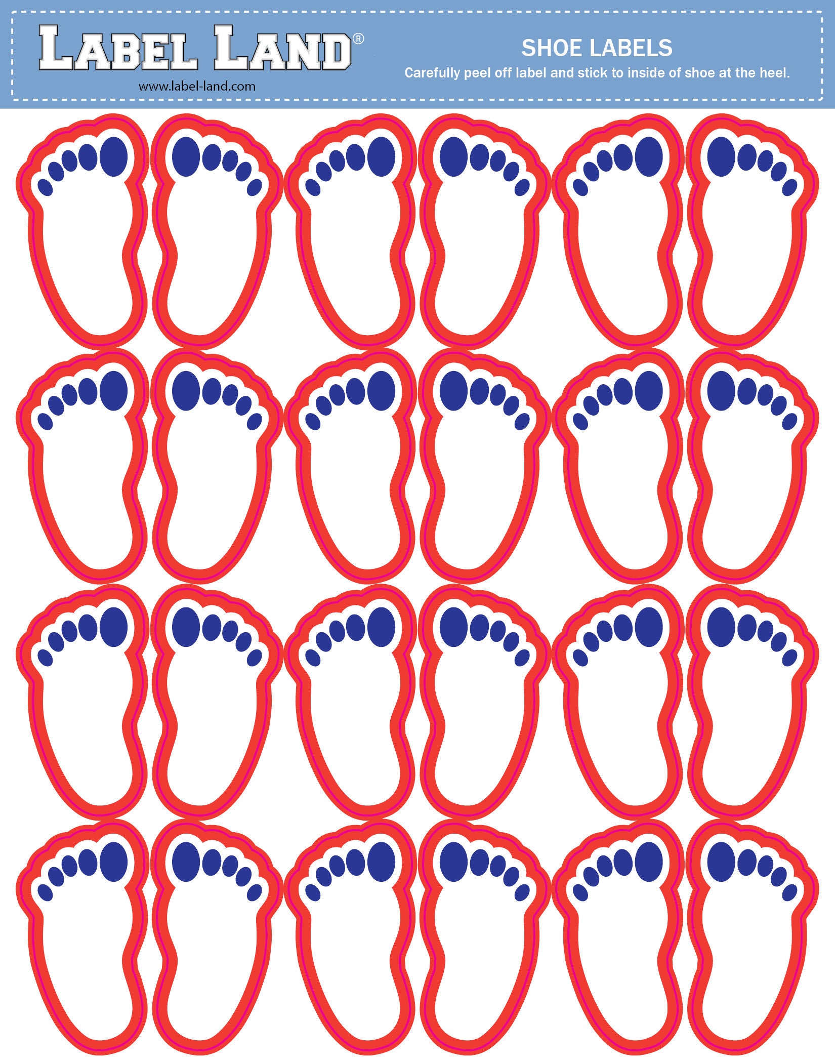 Shoe Custom Insole Label for Kids, Preschool Name Labels - Etsy