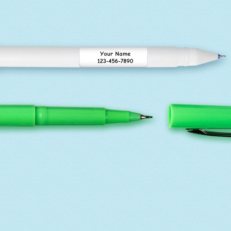 Custom Name Label Sticker, Personalized Stickers Packs - Etsy