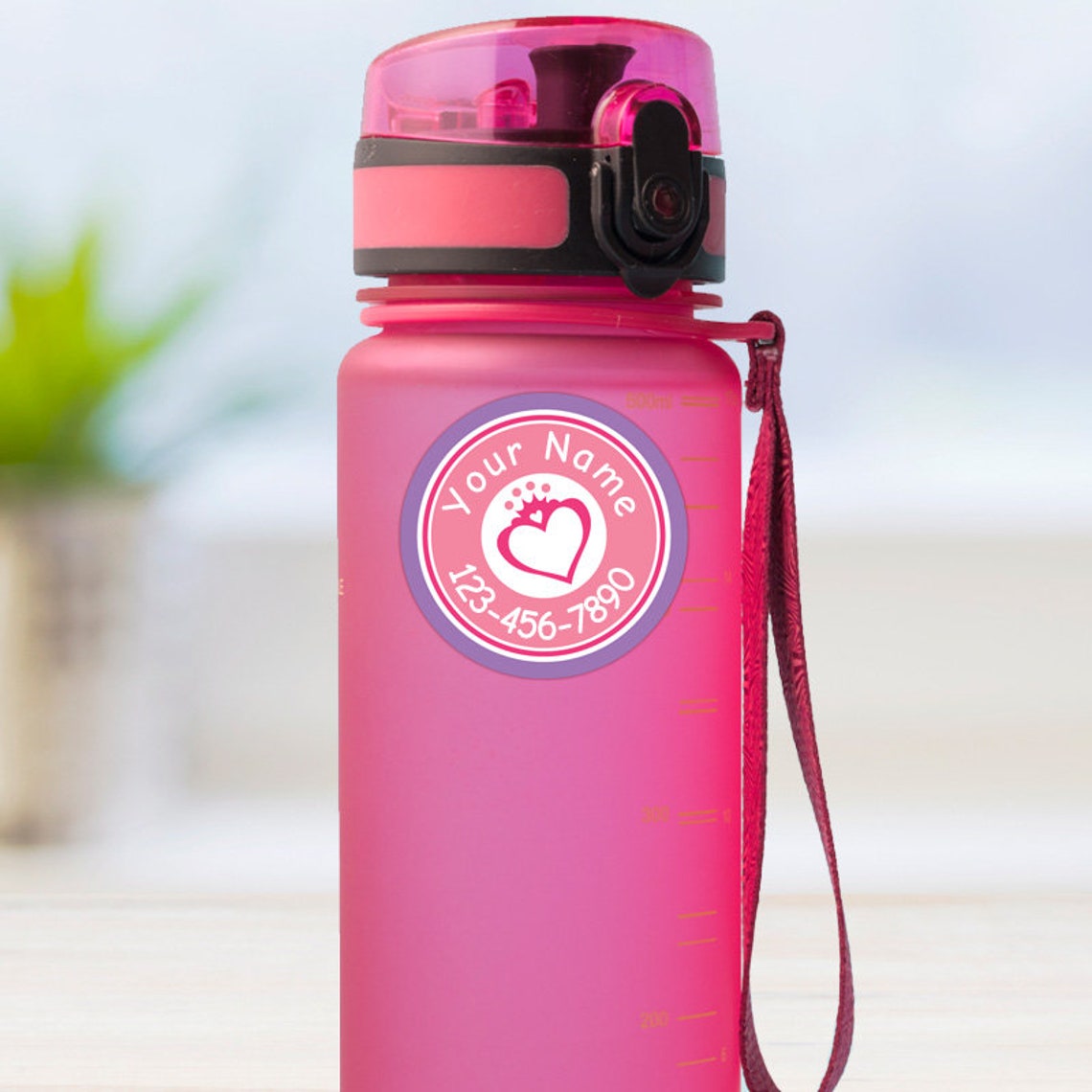 100% Waterproof Stick on Round Name Tag Labels - Etsy