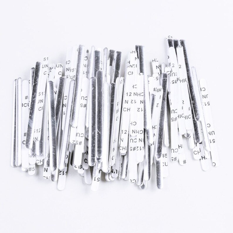 Nose Wire for Face Mask Making, Metal Nose Bridge Materials, 90mm ...