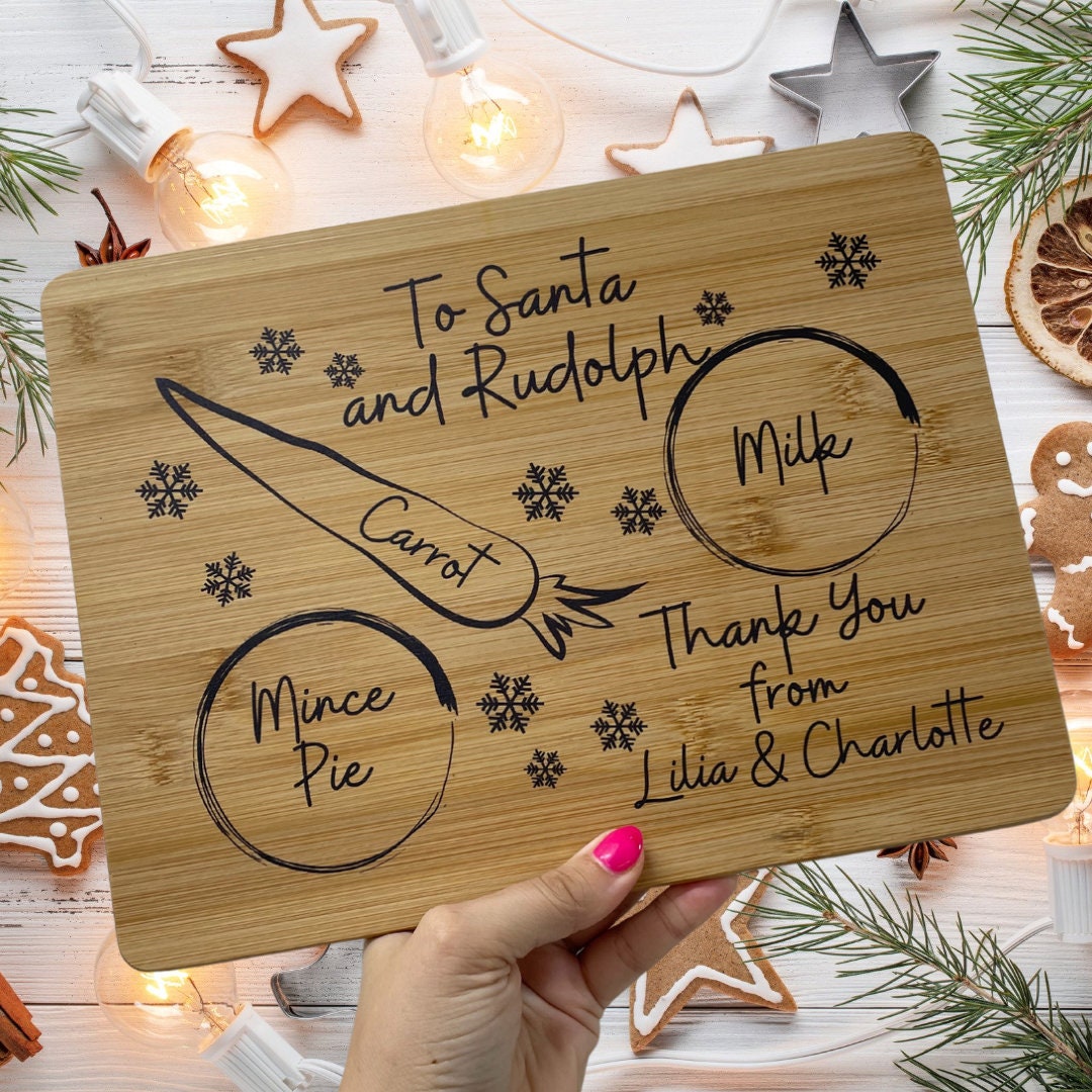 Welsh Santa Board / Welsh Christmas Eve Board / Bwrdd Sion - Etsy UK