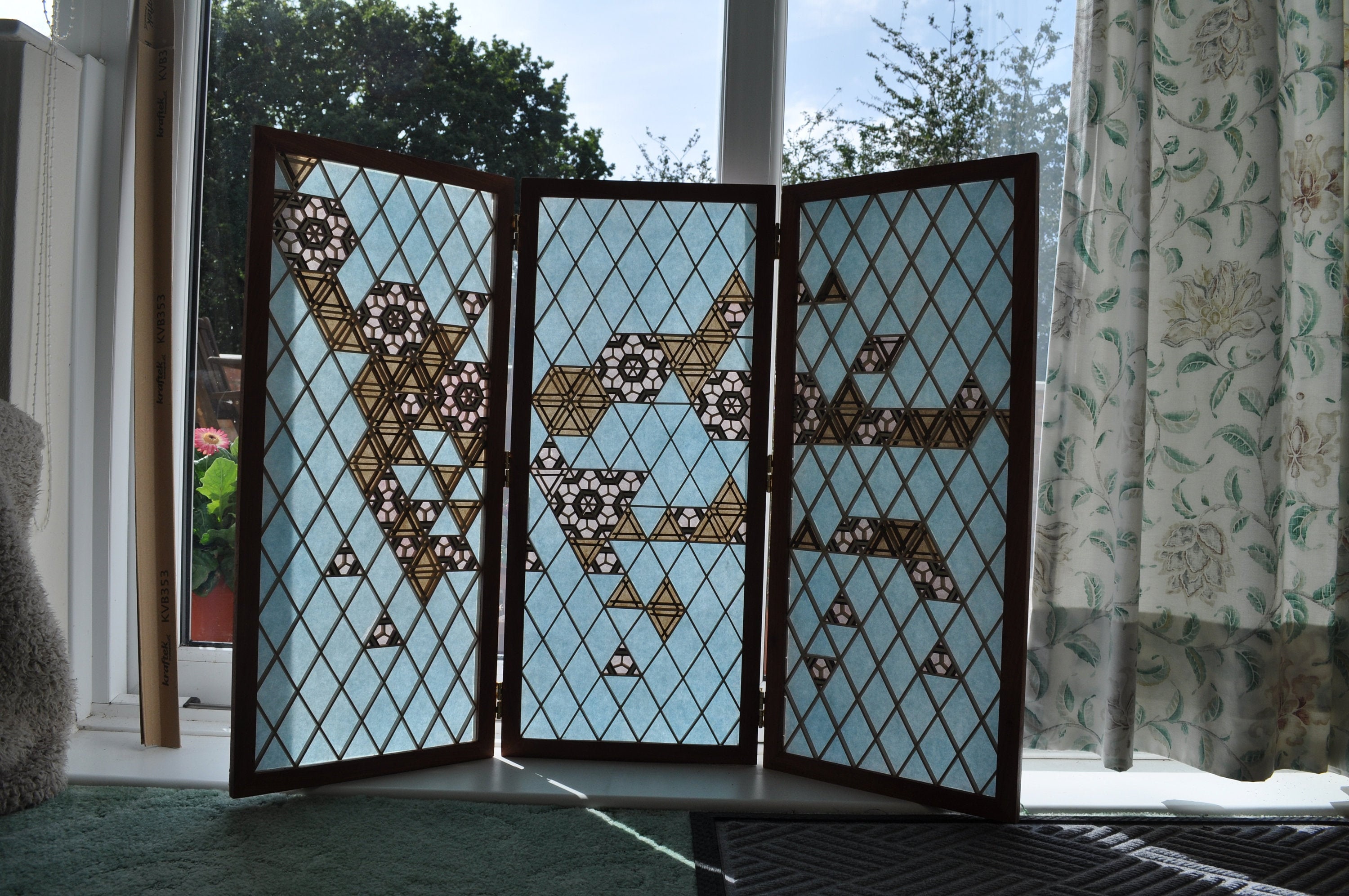 Shoji Screen Panels Kumiko Pattern Cherry Blossom Tree Room | Etsy