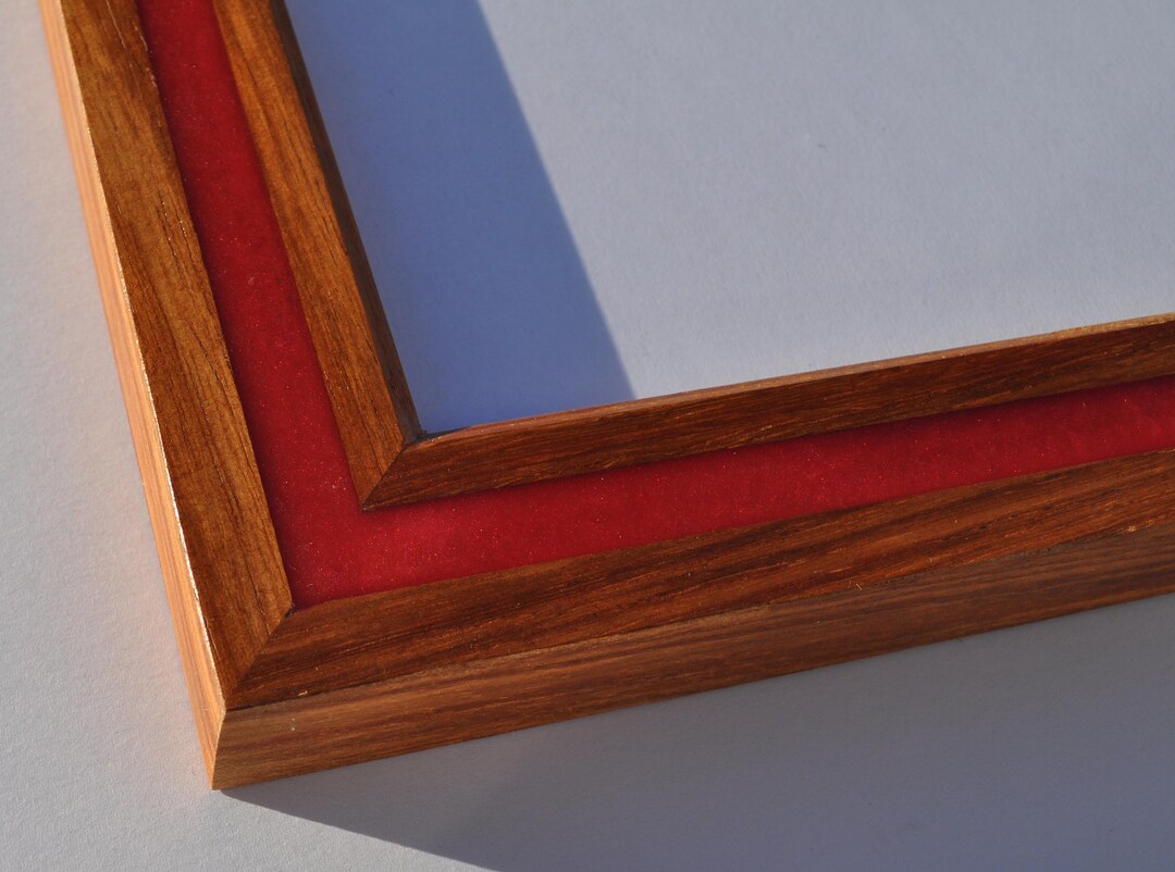 Solid Kyatt Frame With Red Resin Inlay - Etsy