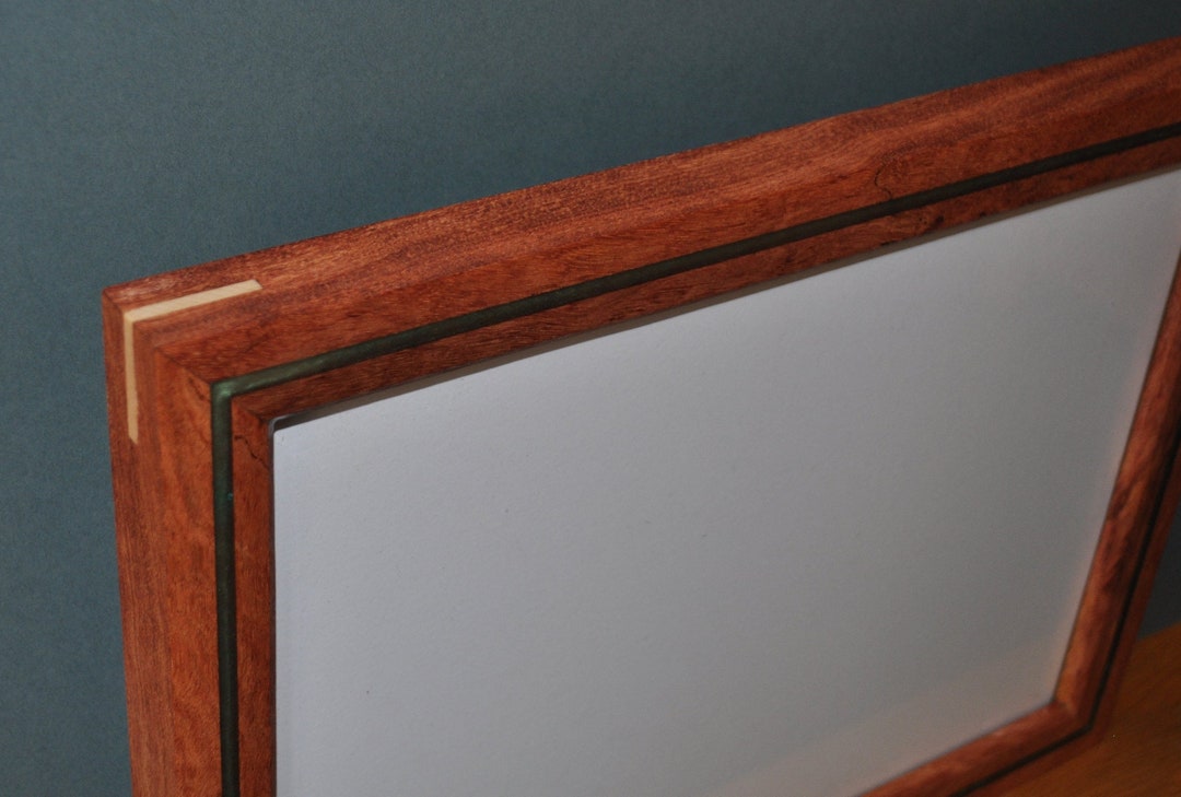 A4 Frame Rosewood, Maple and Green Resin - Etsy