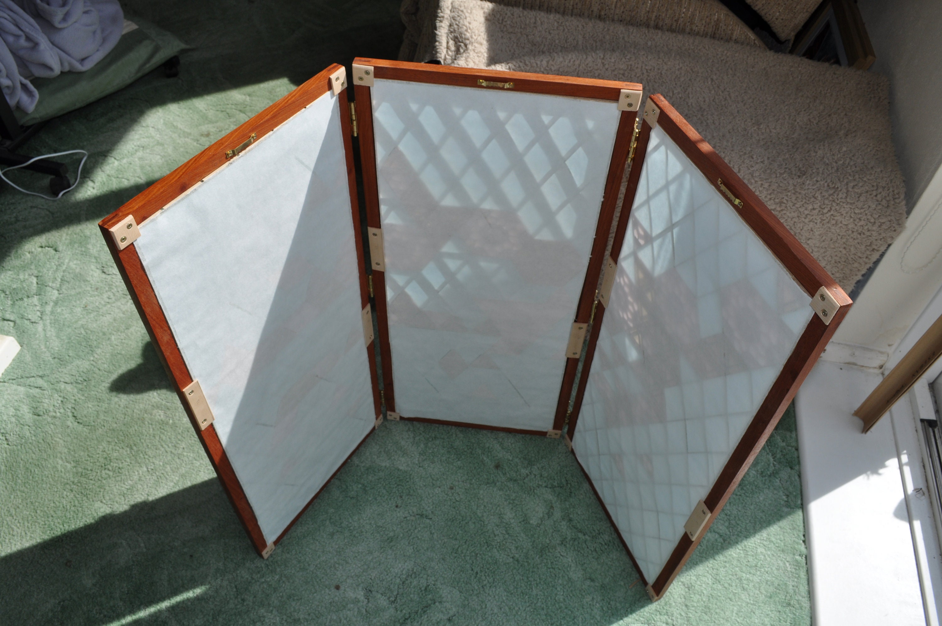 Shoji Screen Panels, Kumiko Pattern Cherry Blossom Tree, Room Divider ...