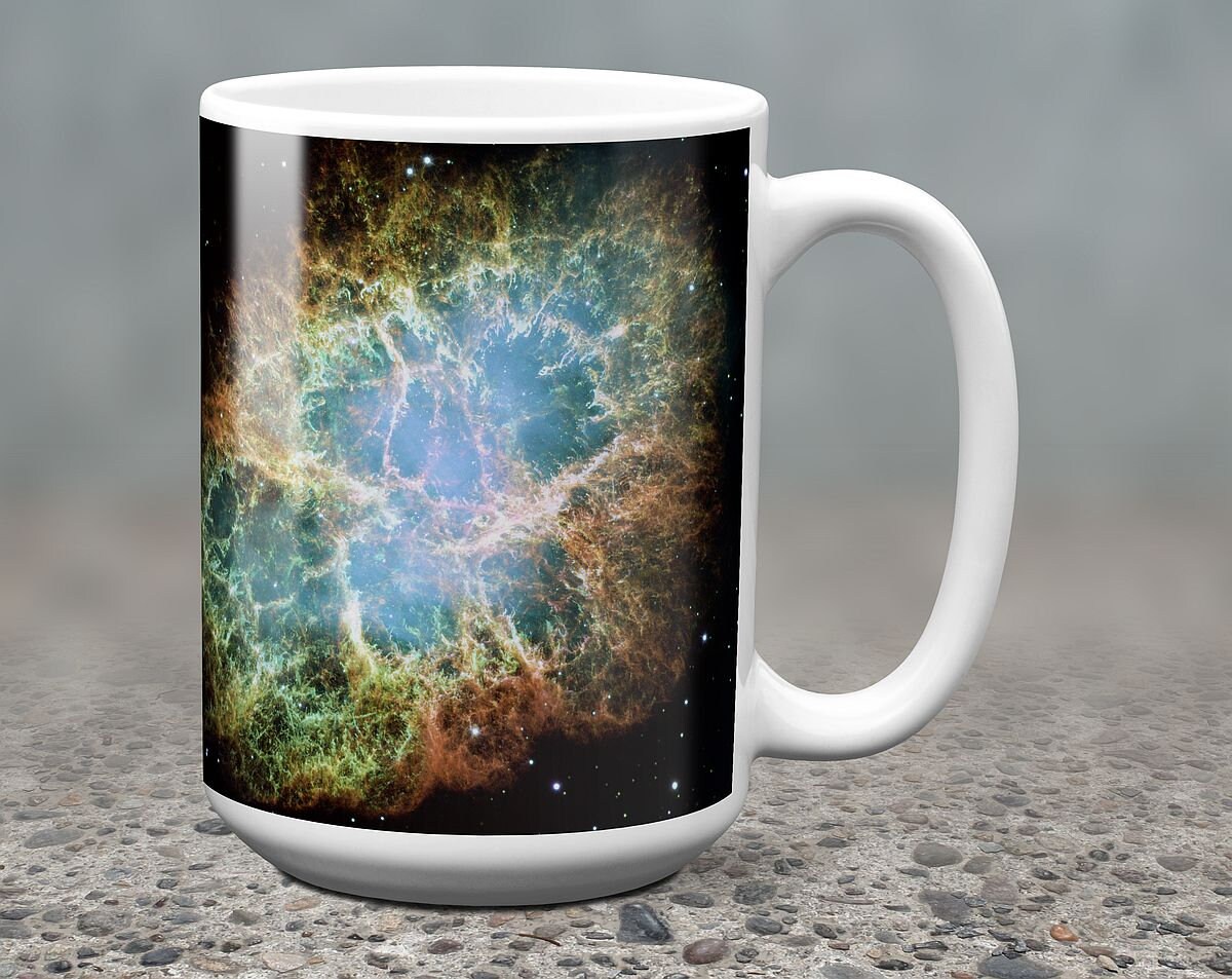 M1 the Crab Nebula Messier Object 1 NGC 1952 Astronomy Science Gift Mug ...