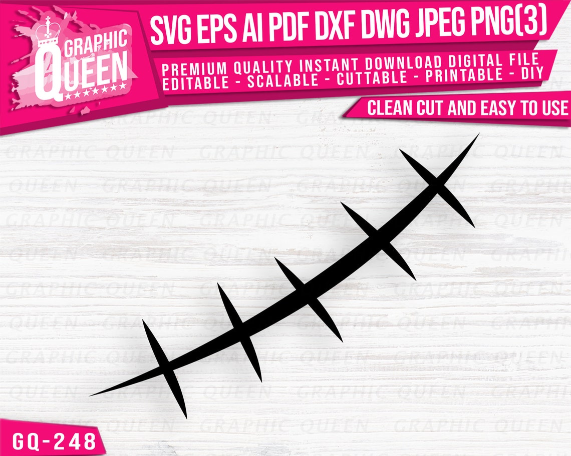 Scar SVG Scar Draw SVG Scar Vector File Scar Design Cricut - Etsy