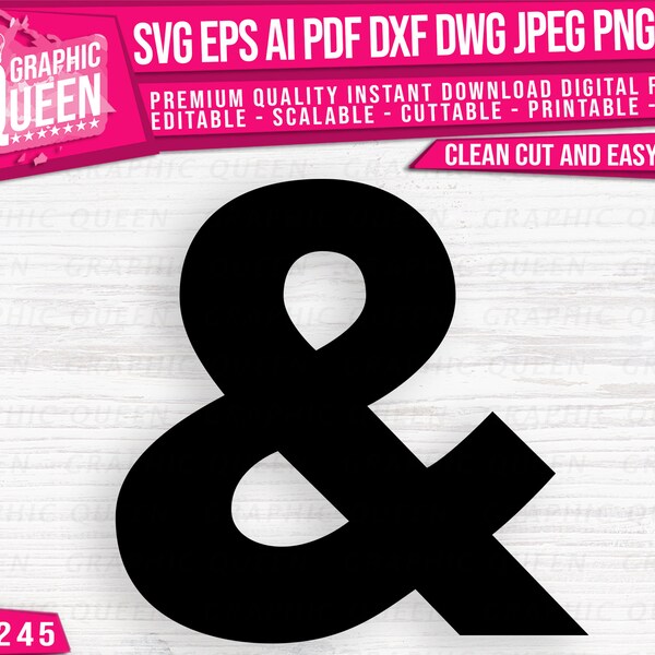 Ampersand Clipart - Etsy