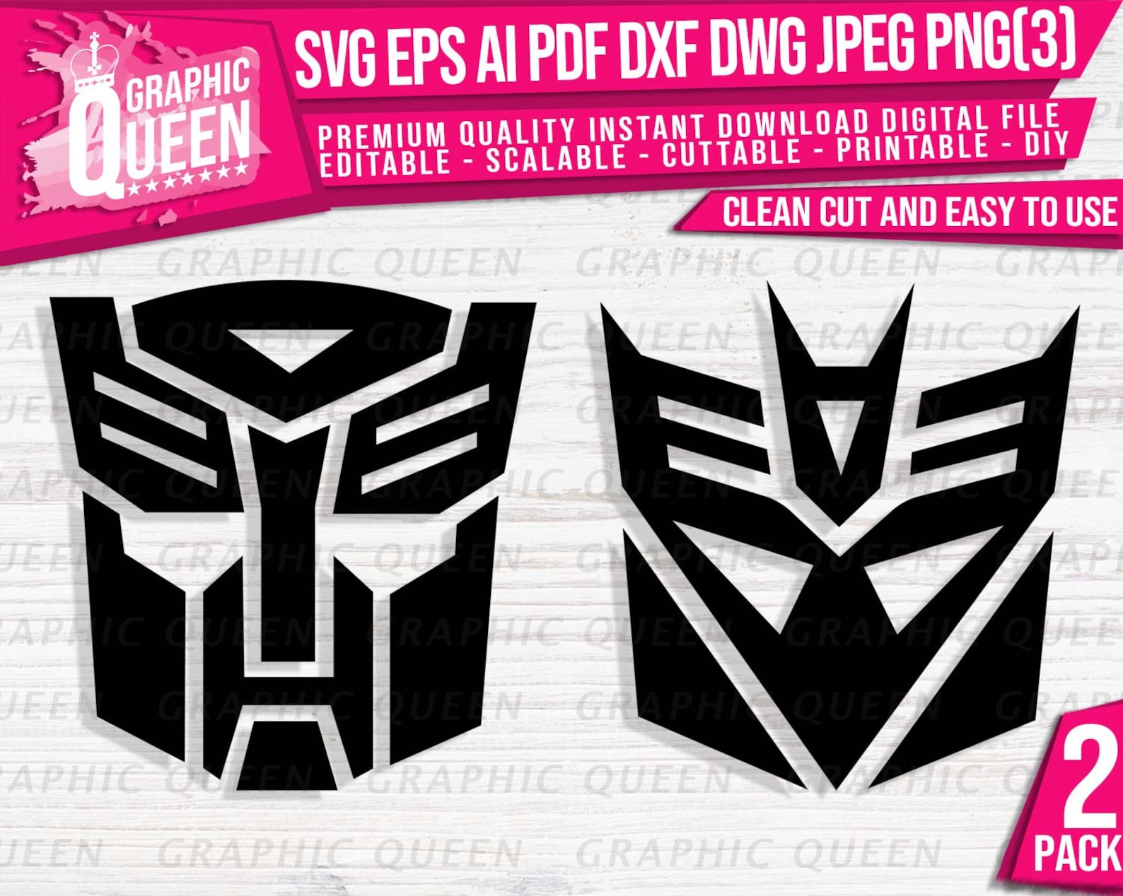 Transformers logo svg Transformers logo Vector Cut Files | Etsy