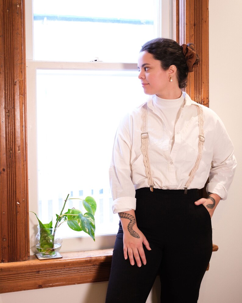 Crochet Splendid Suspenders PDF Pattern ~ Adjustable Strap ~ Lace ...
