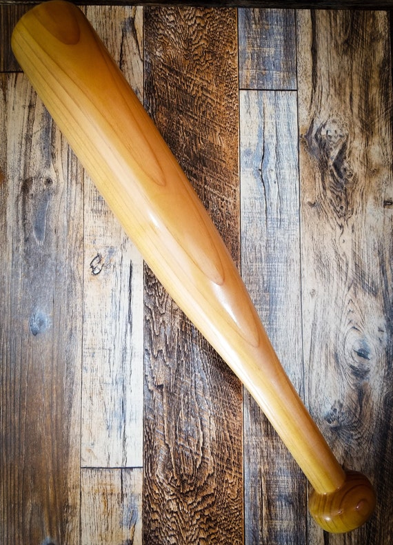 Plain Wooden Baseball Bat