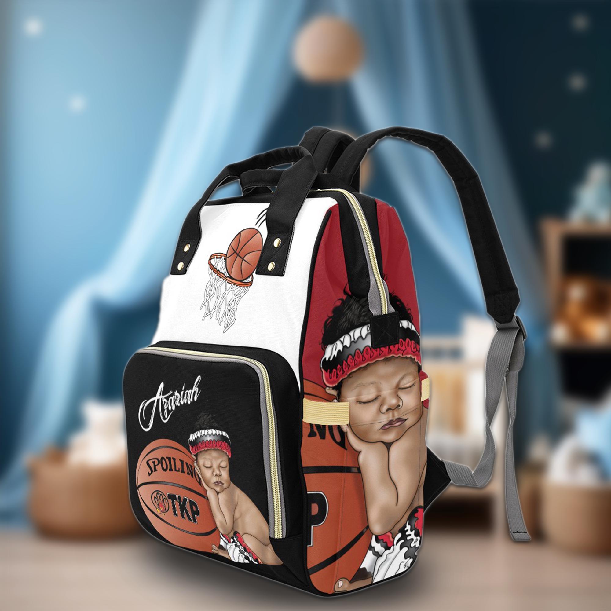 Personalized Baby Boy Diaper Bag Backpack, Custom Name Baby Bag, Sports ...