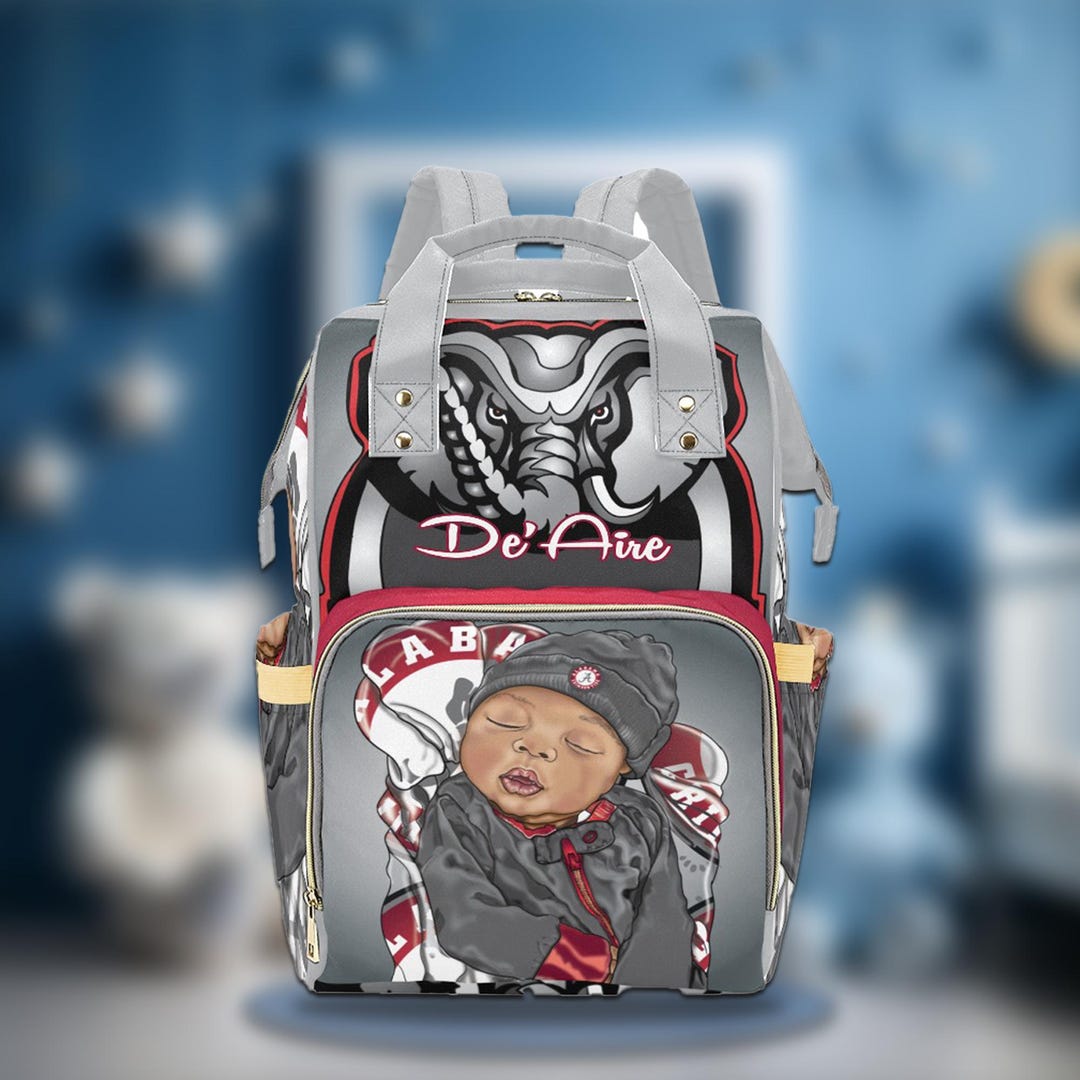 African American Baby Boy Diaper Bag, Personalized Baby Backpack ...