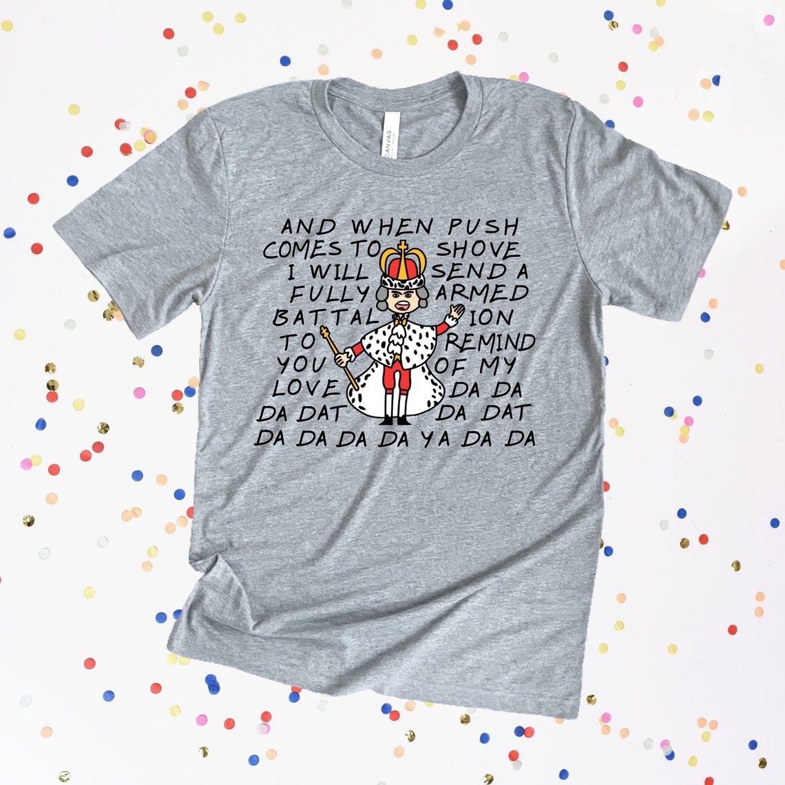 Adult King George III Hamilton T-shirt / Hamilton the Musical | Etsy