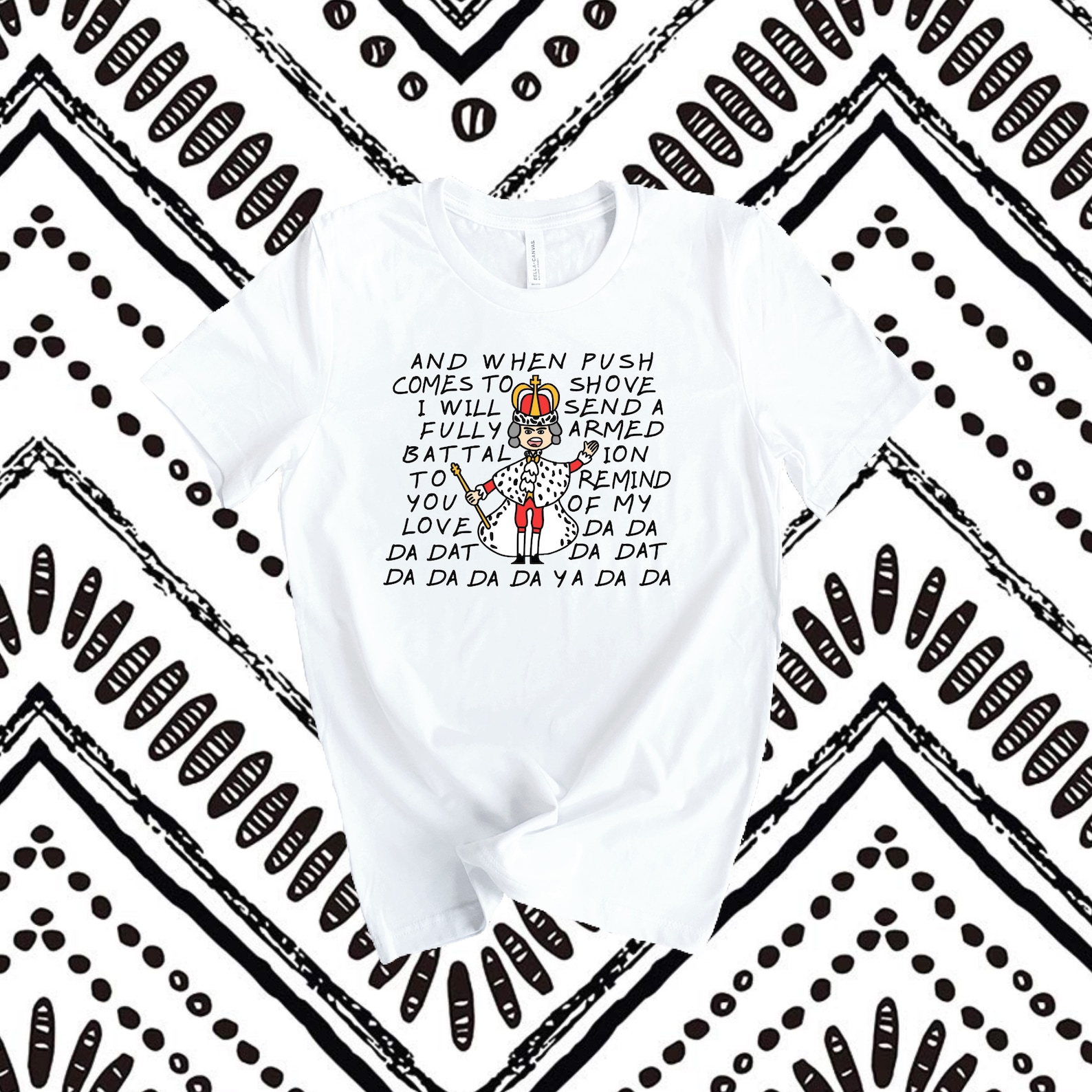 Adult King George III Hamilton T-shirt / Hamilton the Musical | Etsy