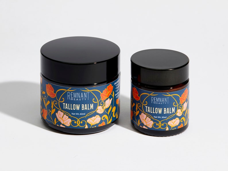 Tallow Balm Organic Grass Fed Whipped Tallow Skin Cream Etsy