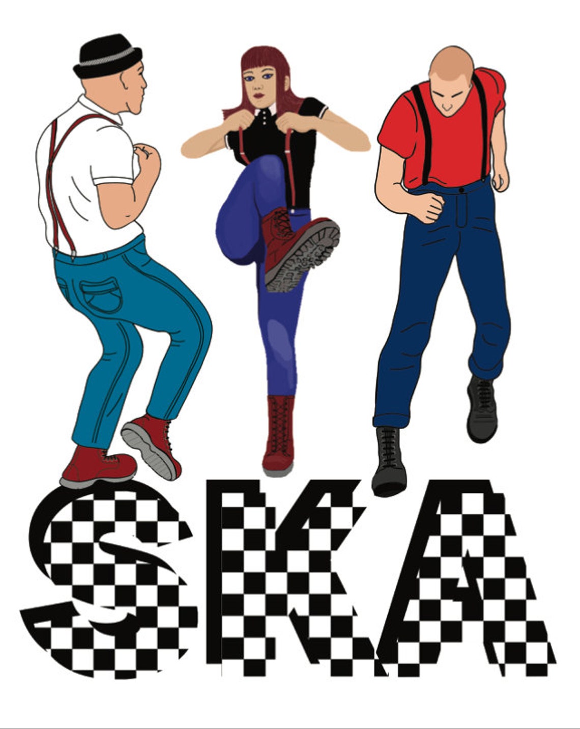 Ska skinhead mod and two tone posters | Etsy