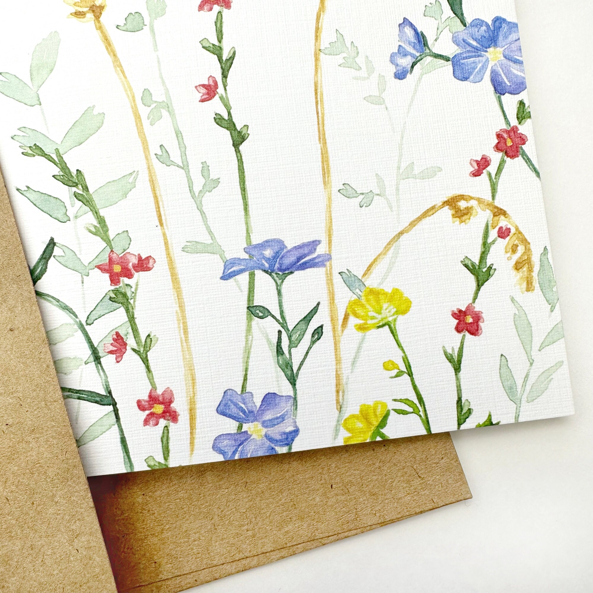 Notecard Set, Wildflower Card Set, Floral Stationary, Watercolor ...