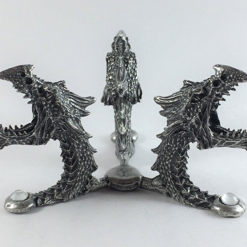 Pewter Dragon Claw Stand for 50mm Ball Hand-buffed Satin | Etsy