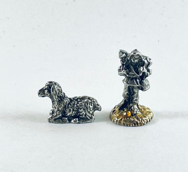 Miniature 11 Piece Pewter NATIVITY SET With MANGER and Crystals - Etsy