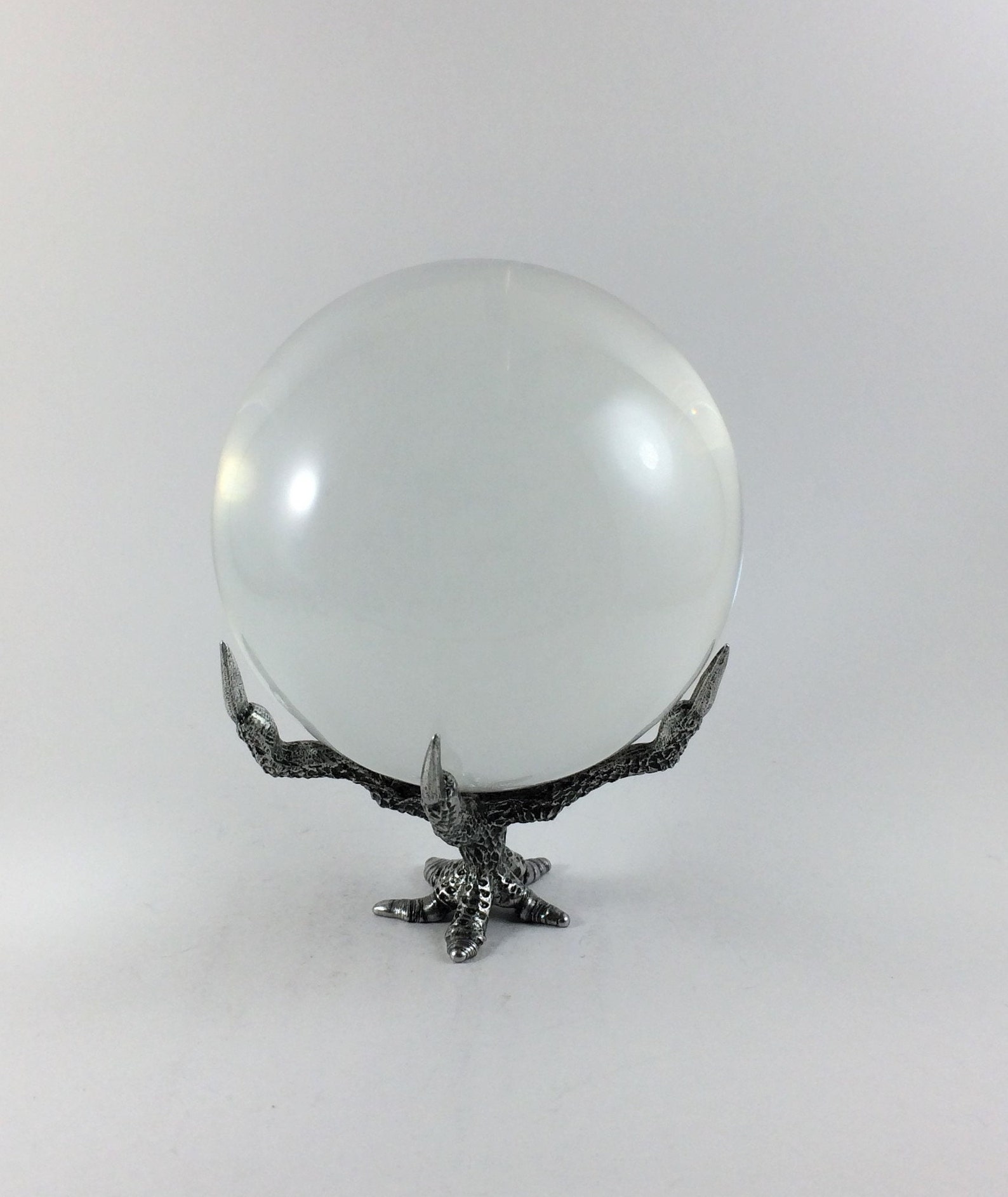 Pewter Dragon Claw Stand for 100mm Ball Hand-buffed Satin - Etsy